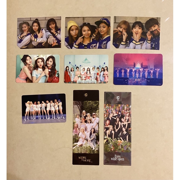 (滿百出貨) TWICE 團體 歷屆 韓專 小卡 出清 演唱會 Twiceland 線上 書籤 特典 變化卡 周邊 | 蝦皮購物