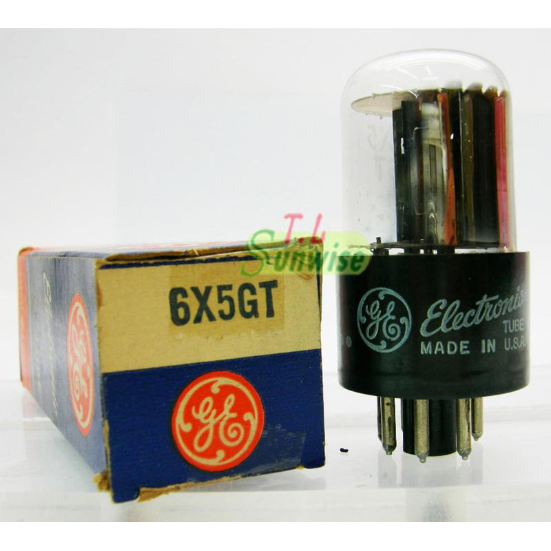 ︽NO:6510 美國 GE 6X5 GT (NIB) 真空管 ( 6AX5 ; 6U5C ; 中國 6Z5P 升級管) | 蝦皮購物