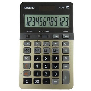 CASIO 計算機JS-20B商用型太陽能電池兩用12位元 | 蝦皮購物