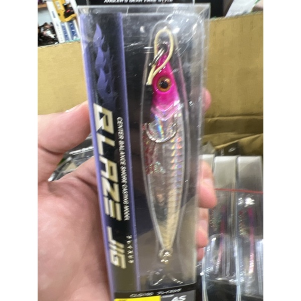 日本 Cross Factor Blaze Jig 岸拋 鐵板 微鐵 路亞 入門推薦 付鉤 平價鐵板 船釣 小鐵 鮪魚 | 蝦皮購物