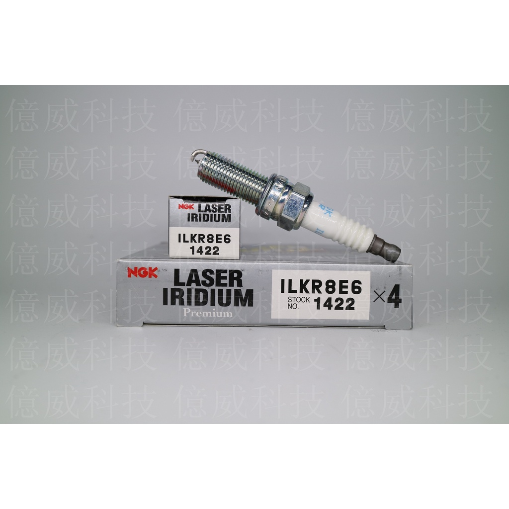 【億威】(1422/日本製) NGK ILKR8E6 銥白金火星塞 三菱EVO X (4B11)專用 | 蝦皮購物