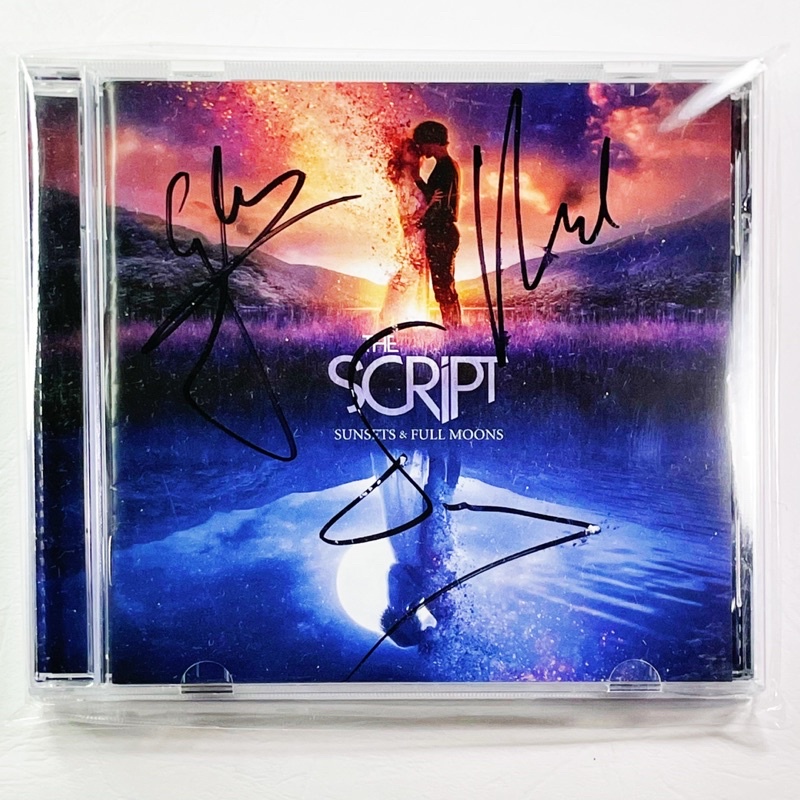 【極稀有親簽專輯】The Script Sunsets & Full Moons 手創樂團 簽名 專輯 CD 英國 | 蝦皮購物