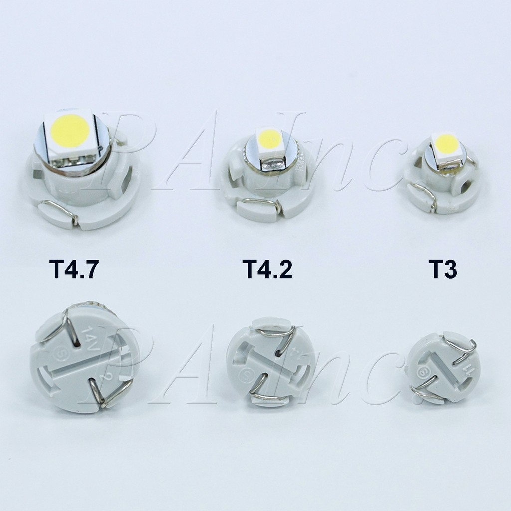 【PA LED】T3 / T4.2 / T4.7 SMD LED 燈泡 儀表燈 空調燈 面板燈 中控台燈 | 蝦皮購物
