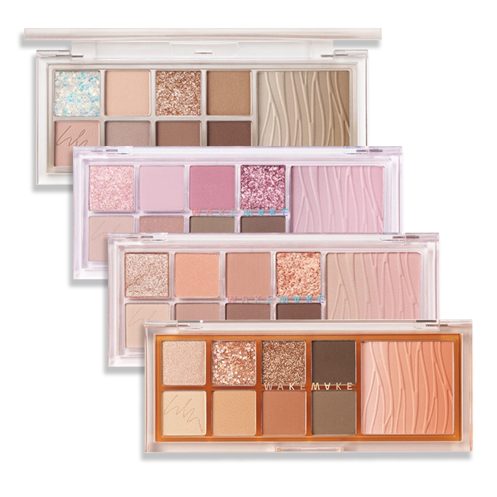 【WAKEMAKE】眼影腮紅盤 眼影盤 眼影 腮紅 眼影盤 修容 wake make | 蝦皮購物