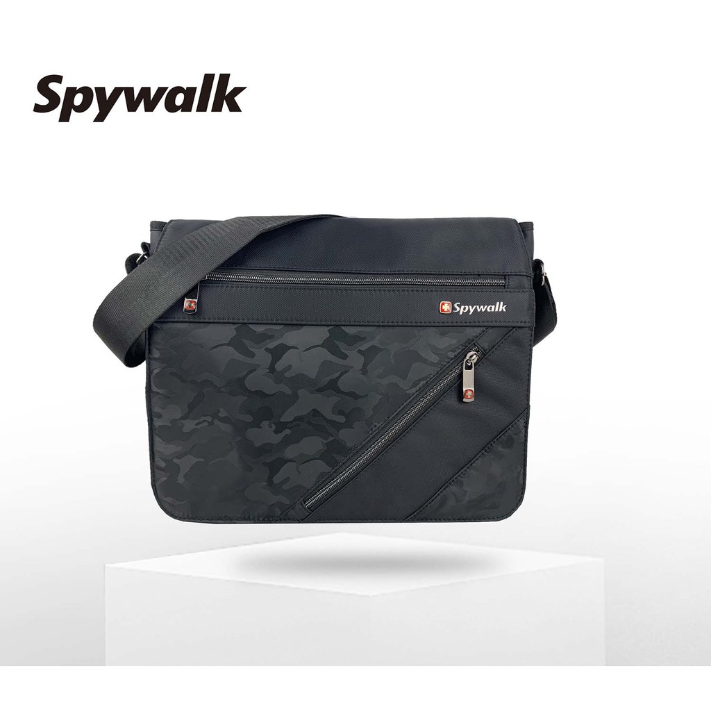 *SPYWALK 迷彩休閒多夾層郵差包/書包/側背包 NO:S9681 | 蝦皮購物