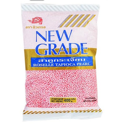 New Grade Tapioca Pearl 400 Grams (Pink) | 蝦皮購物