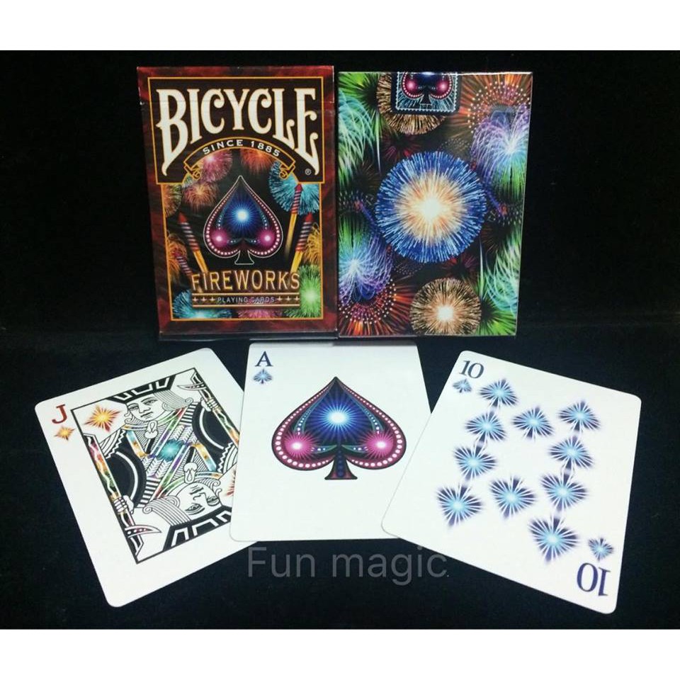 [fun magic] 煙火單車牌 煙火BICYCLE撲克牌 煙火單車撲克 Bicycle fireworks deck | 蝦皮購物
