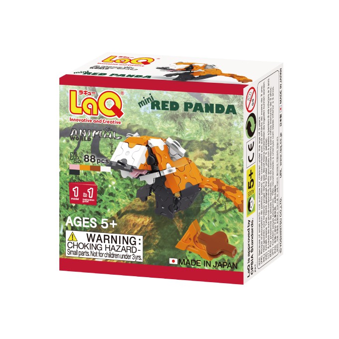 【LaQ】Q版小熊貓 (88pcs) 日本製造立體3D拼接積木/益智玩具/台灣獨家代理 | 蝦皮購物