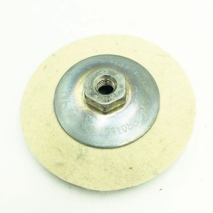 現貨【susumy】4'' 蝶式羊毛輪 手提式砂輪機 鏡面拋光 纖維輪 拋光輪 拉絲尼龍輪 不鏽鋼羊毛拋光片 角磨機 | 蝦皮購物