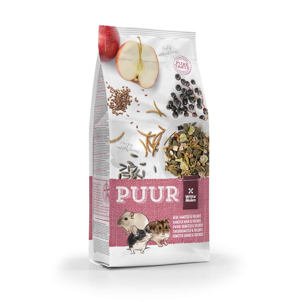 ~Petroyal~ 偉特 PUUR 純天然迷你倉鼠飼料400g~$120 楓葉鼠 老公公 三線鼠 黃金鼠 | 蝦皮購物