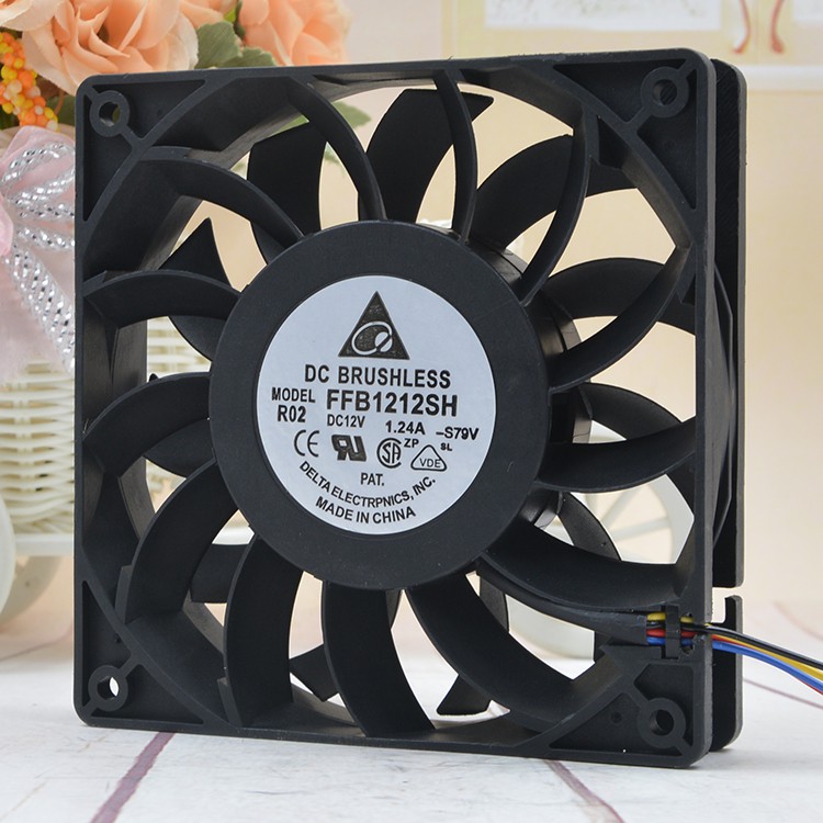 台達 12Cm 暴力風扇 3070 3060 3080 pcie TI 3060ti FFB1212SH 24H發貨 | 蝦皮購物