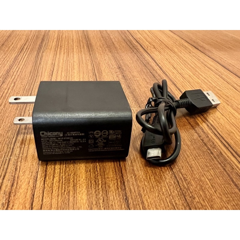 全新出清 群光Chicony W12-010N3A USB旅充變壓器 AC旅充頭 5.35V-2A送Micro usb線 | 蝦皮購物