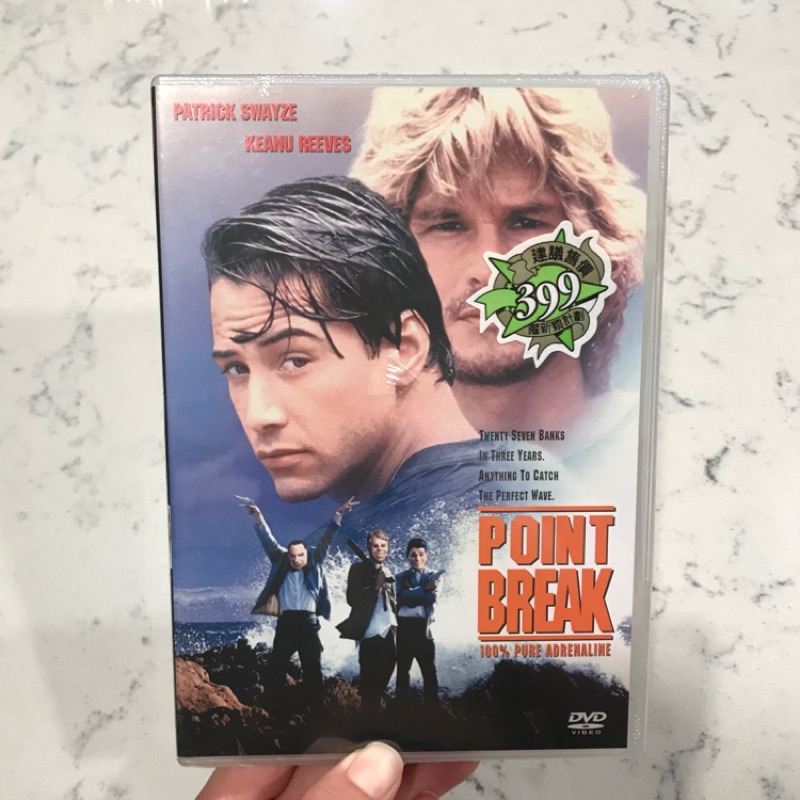 全新未拆封！正版DVD 驚爆點 POINT BREAK 基努李維 派屈克史威茲 絕版電影 | 蝦皮購物