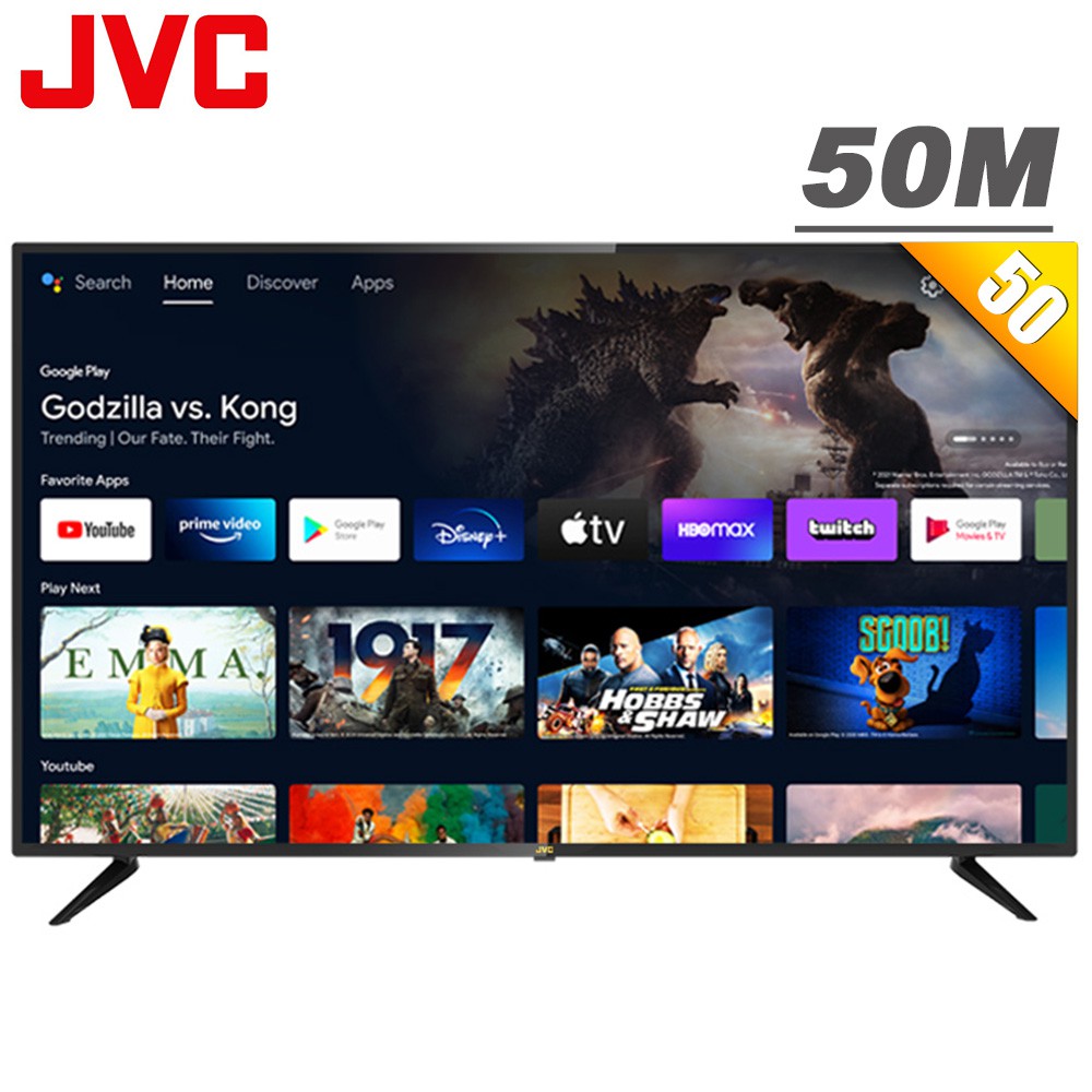 JVC 50吋4K HDR Android TV連網液晶顯示器50(M) 大型配送 大型配送 | 蝦皮購物