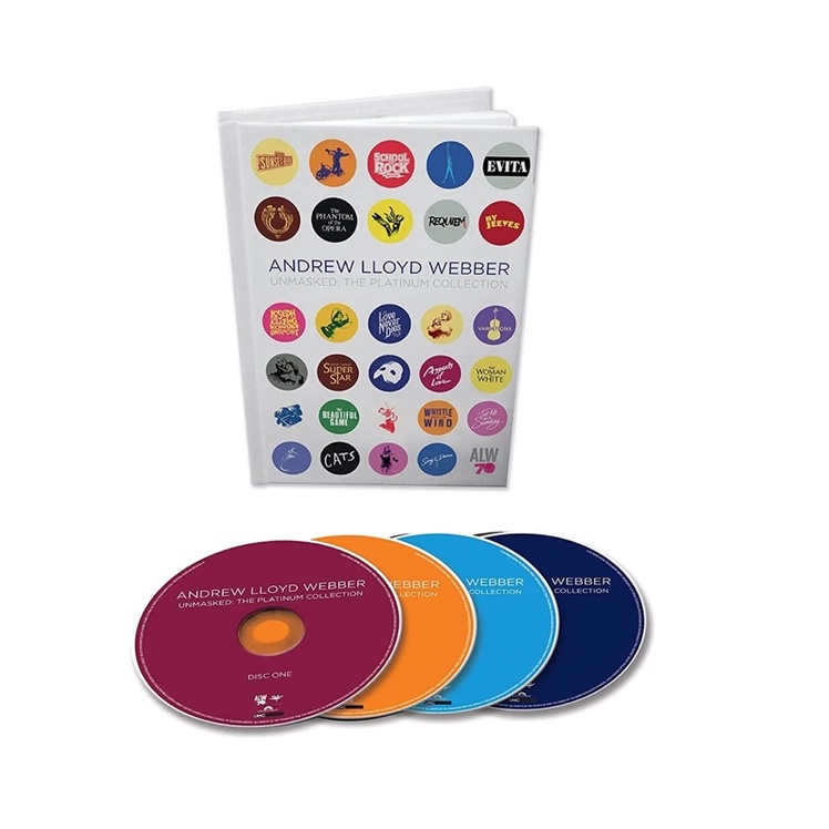 Andrew Lloyd Webber 安德烈洛伊韋伯 Unmasked 進口 歐版 4CD 絕版品 限量精裝盤 音樂劇 | 蝦皮購物