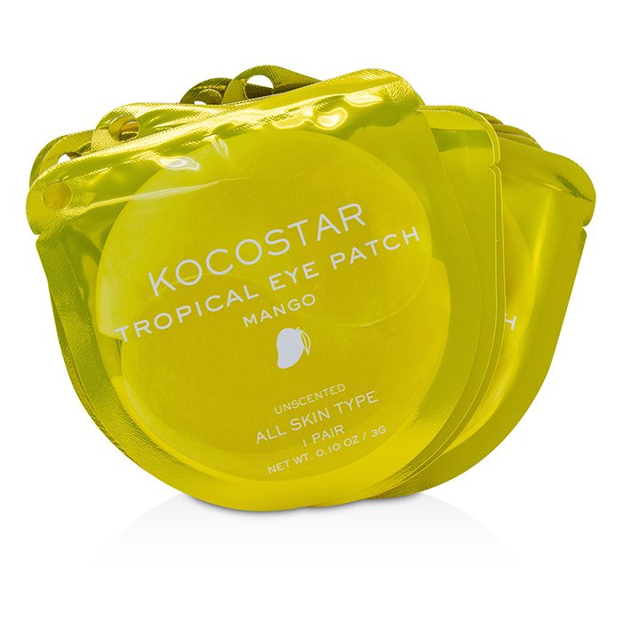 KOCOSTAR - 眼膜(無香)Tropical Eye Patch Unscented -芒果(獨立包裝) | 蝦皮購物