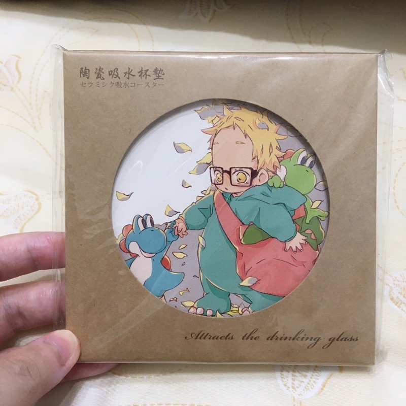 kktea 排球少年 月島 恐龍 陶瓷杯墊 陶瓷吸水杯墊 黑月 第三體育館組 黑尾鐵朗 月島螢 同人誌 CWT FF動漫 | 蝦皮購物