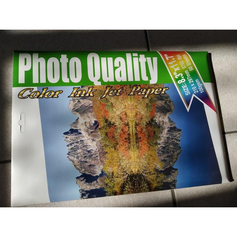 全新 photo Quality Color ink jet paper 列印紙 影印 雷同 照片紙 | 蝦皮購物