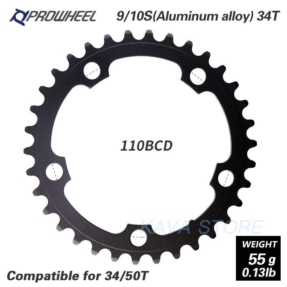 Prowheel 公路自行車鏈輪 110/130BCD 34/39/50/53T 鏈輪 8/9/10/11 速鏈輪適用於 | 蝦皮購物