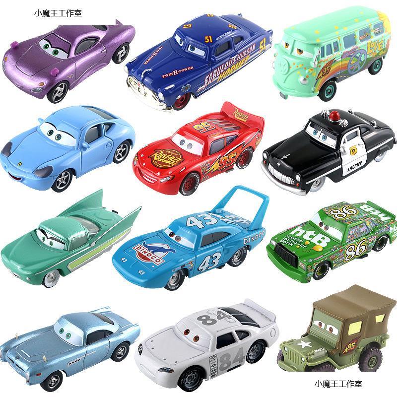 Disny Pixar Cars 2 3 Lightning McQueen Mater Jackson Storm | 蝦皮購物
