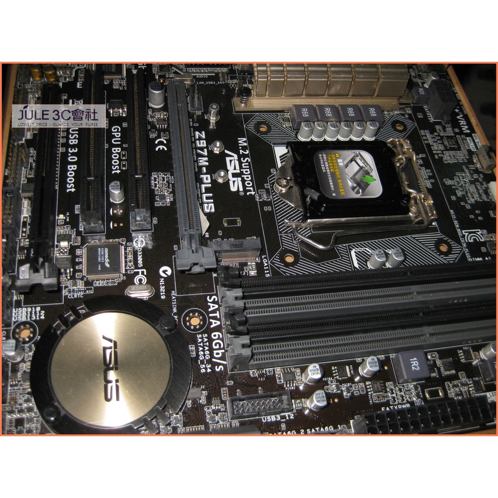 JULE 3C會社-華碩ASUS Z97M-PLUS Z97/DDR3/5X 全方位防護/M.2/MATX 主機板 | 蝦皮購物