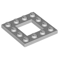 樂高 LEGO 淺灰色 4x4 中空 薄板 平板 顆粒 64799 4612621 Gray Plate Cutout | 蝦皮購物
