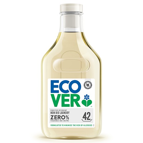 全新包裝【ECOVER宜珂】無添加ZERO親膚低敏洗衣精1500ml (防蹣抗菌 嬰兒 洗衣 嬰幼/孕媽咪用品) | 蝦皮購物