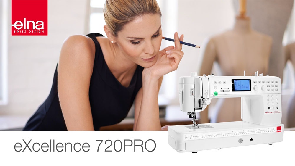舊機可抵5000元 瑞士 elna eXcellence 720 PRO 享業界最高升級專案 專業電腦縫紉機 裁縫機 | 蝦皮購物