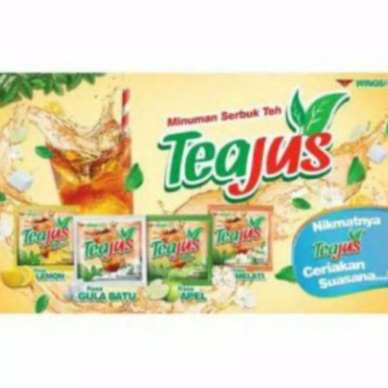 Teajus aneka rasa 1 renceng dan teh sisri gulabatu | 蝦皮購物