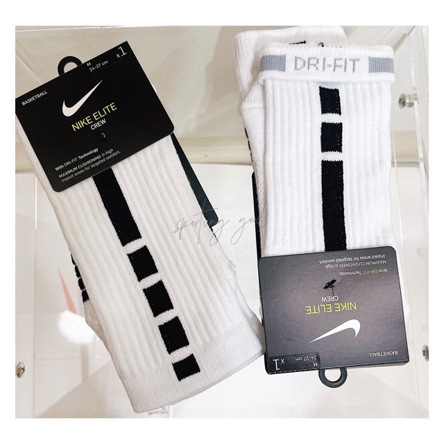S.G NIKE ELITE MID 菁英襪 籃球襪 運動襪 排汗 抗臭 SX7622 SX7625-100-013 | 蝦皮購物