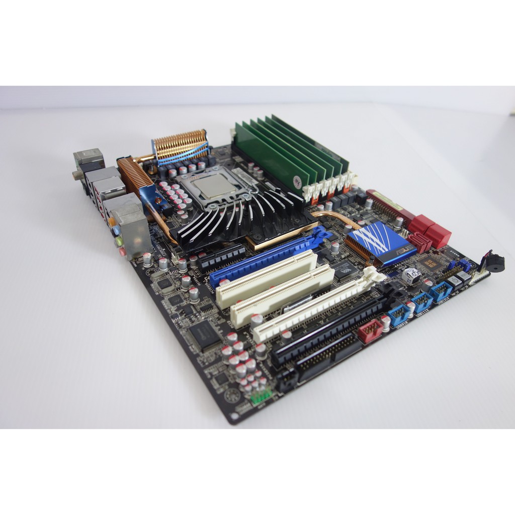 【鑫辰精選】華碩ASUS P6T DELUXE V2 X58主機板 X5675 可上5.0G技嘉 華南1366 | 蝦皮購物