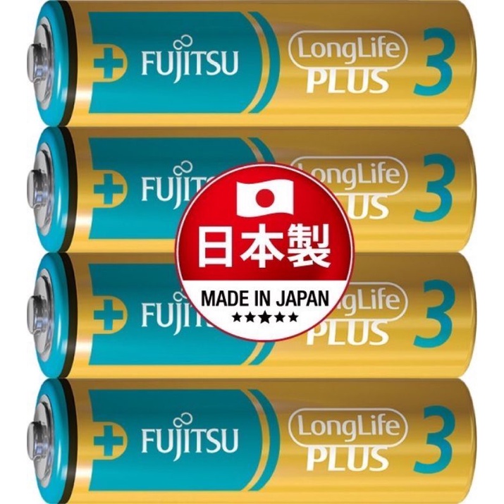 Fujitsu富士通】日本製 公司貨 LR20 LR6 LR03 長效型加強版技術 鹼性電池 | 蝦皮購物