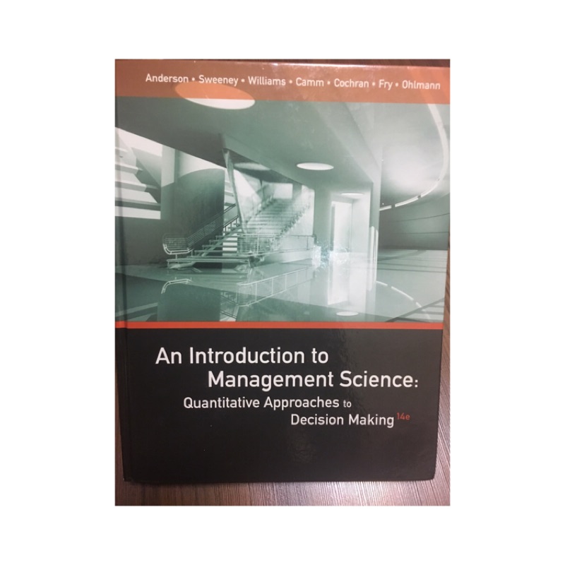 An Introduction to Management Science | 蝦皮購物