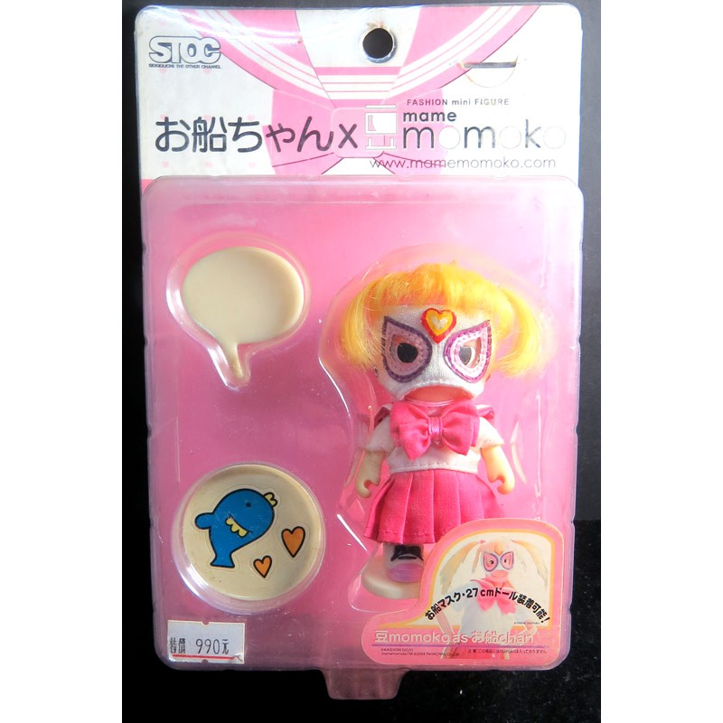 日本 mame momoko 豆桃 面具豆桃 女子摔角 絕版珍藏 | 蝦皮購物