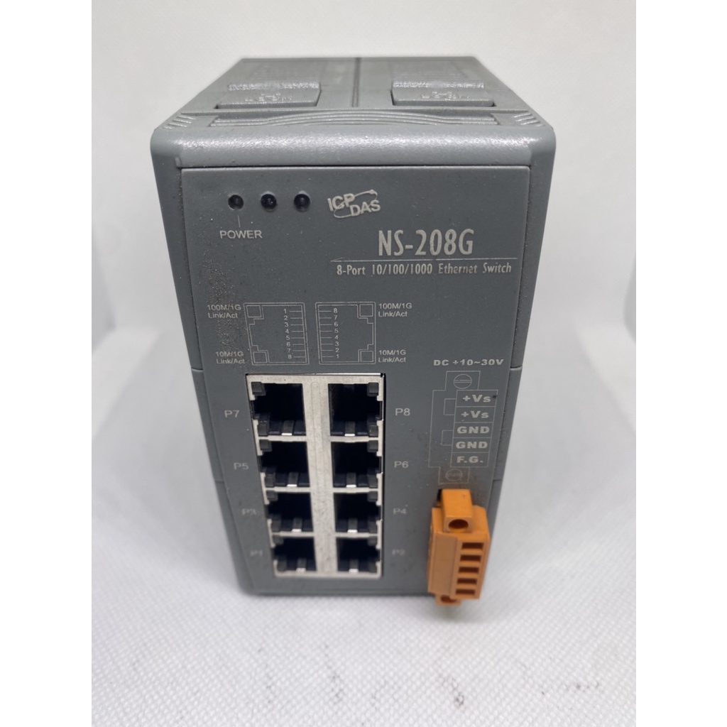 NS-208G ICP DAS 8端口工業 10/100/1000 Base-T 以太網交換機 快速出貨 | 蝦皮購物