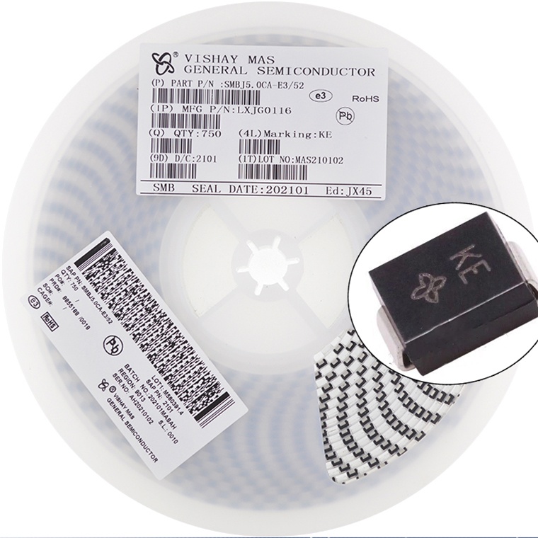 （50個）A型 貼片 TVS二極管SMAJ5.0A 5.0CA 6.0A 6.0CA 6.5A 6.8A 6.8CA | 蝦皮購物