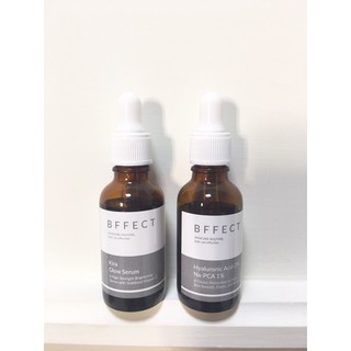 BFFECT 2% 多重玻尿酸 + 1% Na-PCA 30ml 及 Kira 維他命C發光精華 30ml | 蝦皮購物