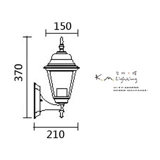 【台北點燈】舞光 LED E27 歐風壁燈 OD-2073R1 戶外壁燈.步道燈.庭園燈 | 蝦皮購物