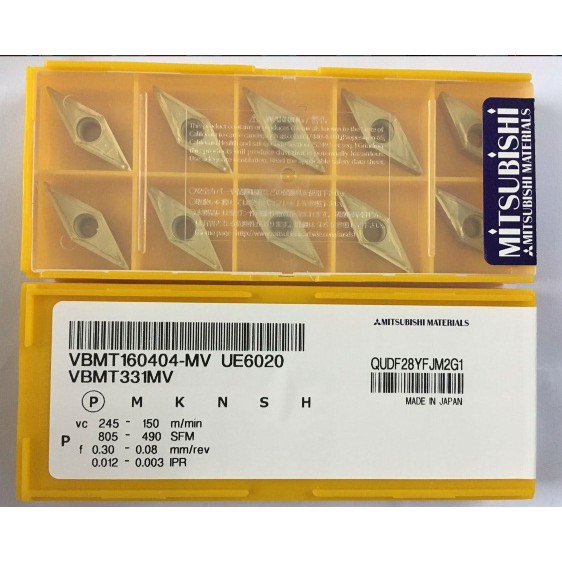 三菱Mitsubishi刀片 VBMT160404-MV UE6020 價格請來電或留言洽詢 | 蝦皮購物