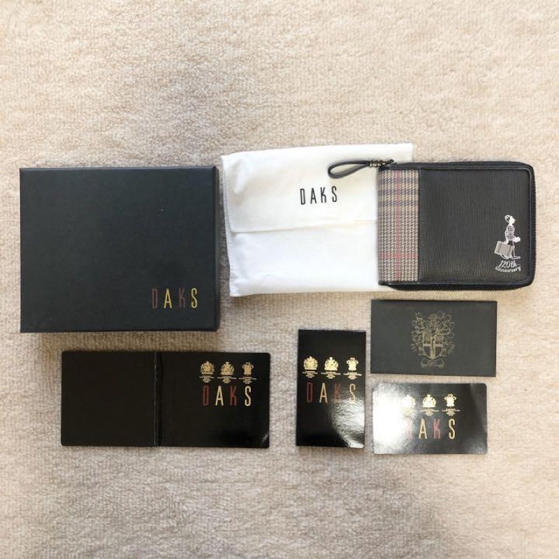 DAKS 小錢包 120週年 紀念款 全新 | 蝦皮購物
