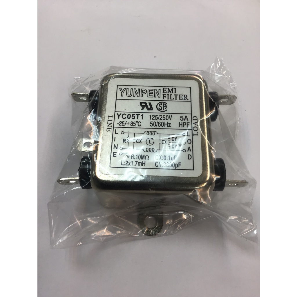 電源濾波器 YC05T1 5A 庫存品 | 蝦皮購物