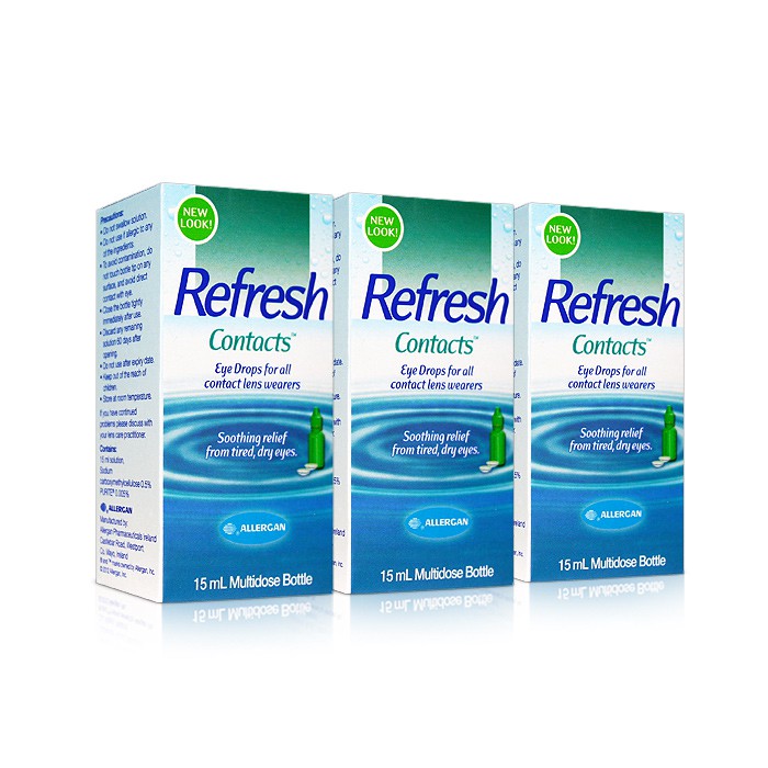 愛力根麗眼舒Allergan Refresh Contacts隱形眼鏡潤濕液(15ml)-X3X5X6量多價格優惠 | 蝦皮購物