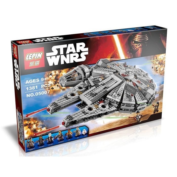 Lepin積木 正品 樂拚 05007 千年鷹號 (星際大戰系列)( 相容LEGO 75179) | 蝦皮購物