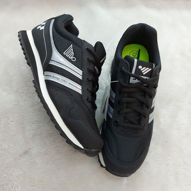 【SH OES】將門JUMP 綁帶氣墊慢跑鞋 鬆緊束帶運動鞋 魔鬼氈運動鞋 厚底休閒老爹鞋 全白慢跑鞋 多功能越野跑鞋 | 蝦皮購物