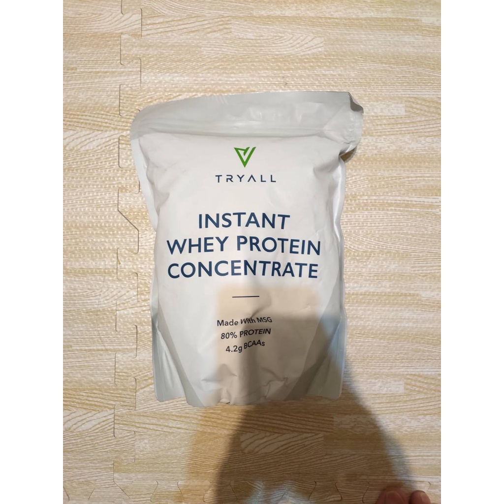(售出) [台灣 Tryall] 乳清蛋白 無添加 1kg 健身 | 蝦皮購物