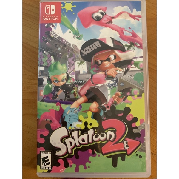 Switch 漆彈 NS 漆彈大作戰 2 Splatoon2 英文版 | 蝦皮購物