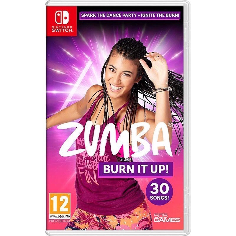 【阿甘愛電玩】全新 現貨 NS Switch ZUMBA BURN IT UP! 中英版 運動 倫巴 健身 跳舞 | 蝦皮購物