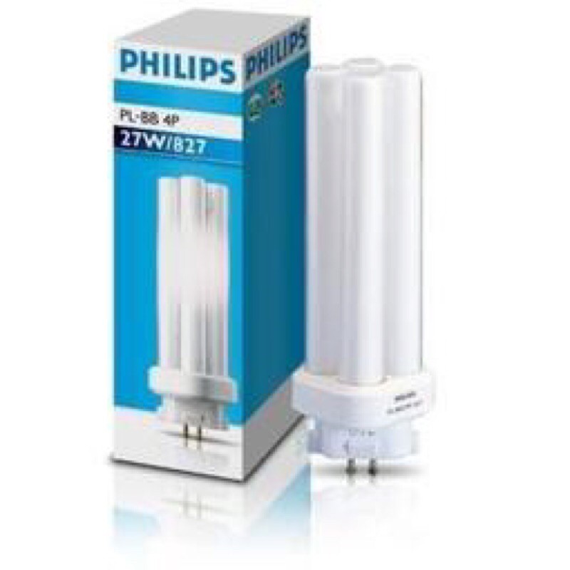 全新 PHILIPS 飛利浦 PL-BB 4P燈管 27W/827 燈泡色 | 蝦皮購物