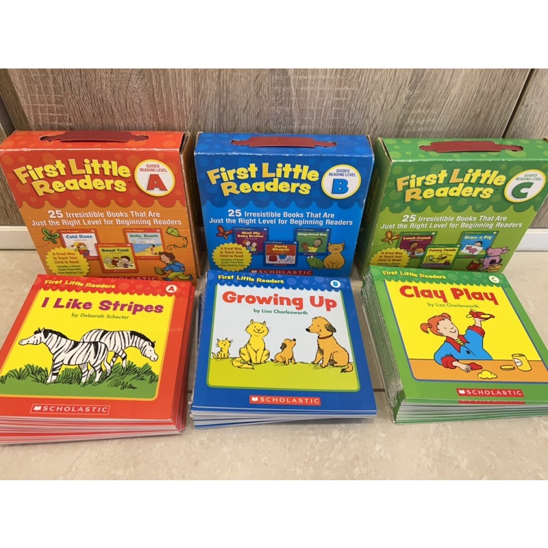 正版 First Little Readers A/ B/ C(不拆售，售出概不退換） | 蝦皮購物