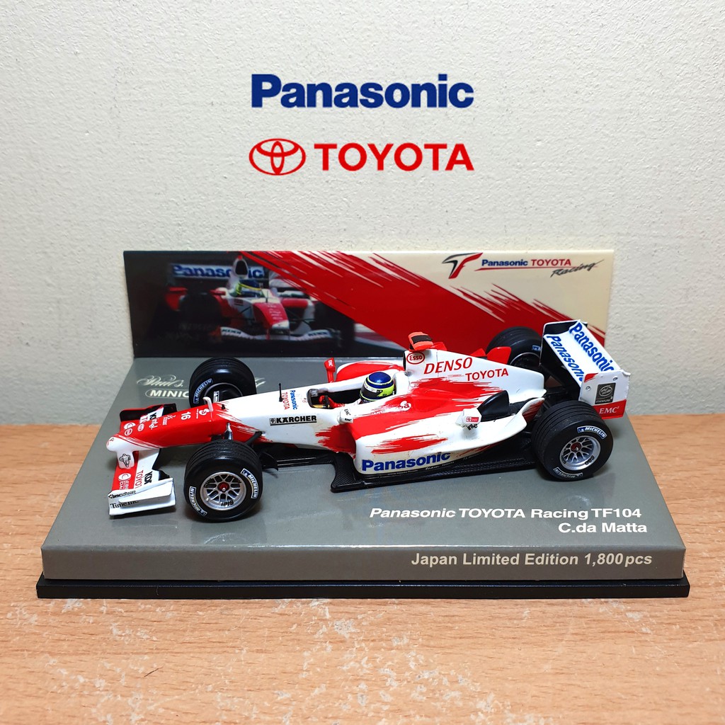 日本限量版 Panasonic TOYOTA Racing TF104 模型車 ♥ 正品 ♥ 現貨 ♥ | 蝦皮購物